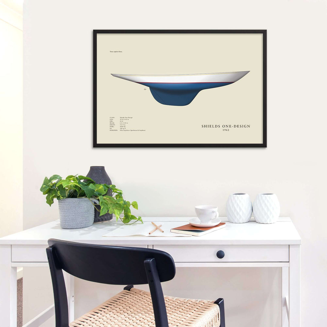 Custom Half Hull Art Prints - Inspired by Traditional Half Hull Models