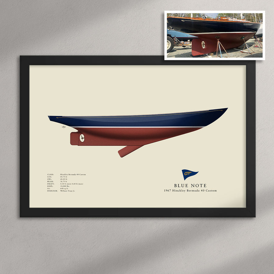 Custom Half Hull Print - Custom Digital Boat Art + Gifts For Boaters ...
